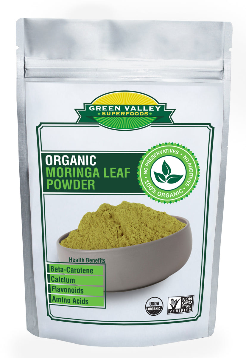 Organic Moringa Leaf Powder – greenvalleysuperfoods